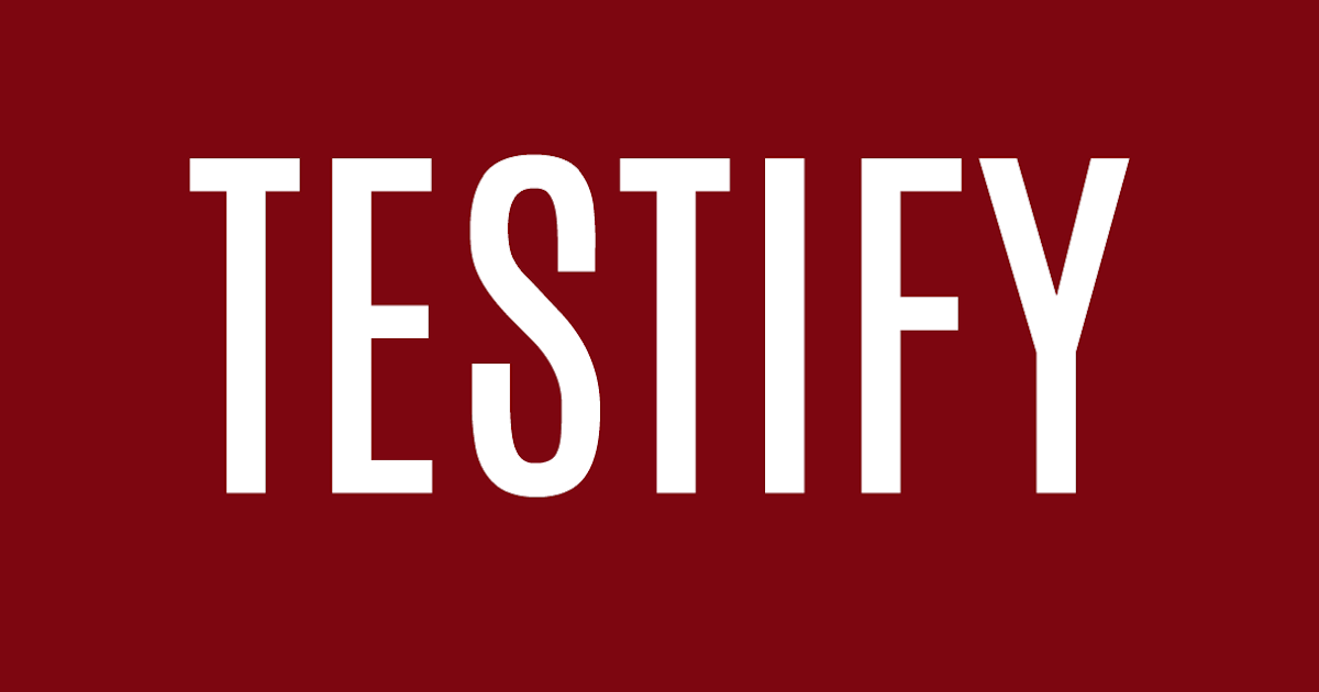 Testify - Sterling First Church of the Nazarene