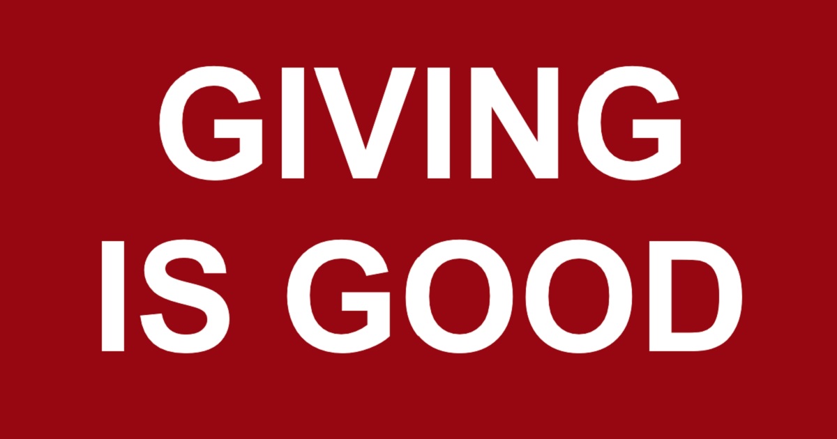 Giving is Good - Sterling First Church of the Nazarene